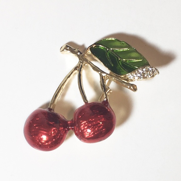 Jewelry | Cherries Brooch Pin | Poshmark